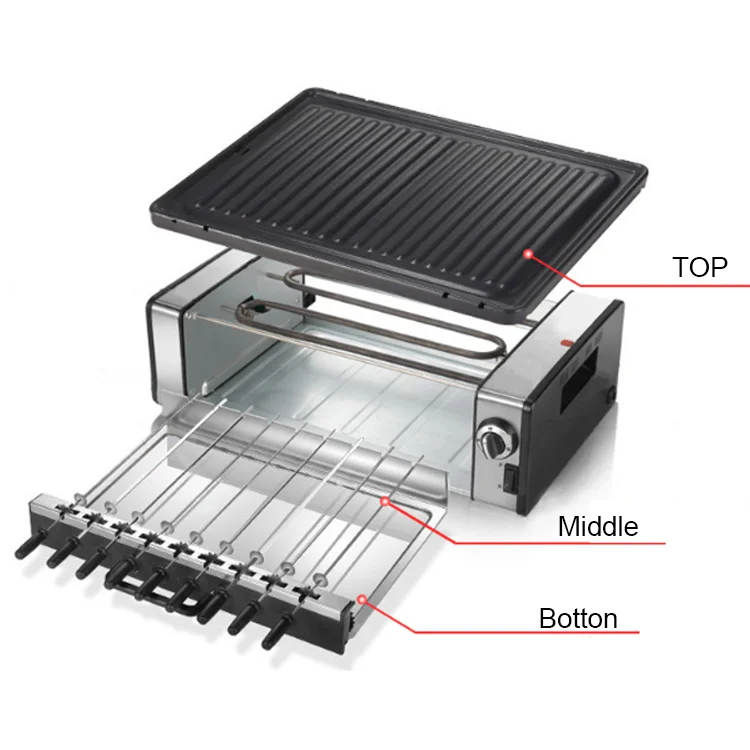 Hot Sale Multi-function Home Kitchen Outdoor Mini Portable Electric Bbq ...