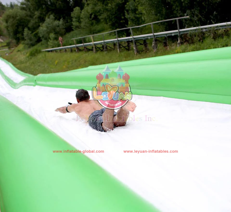 Outdoor 50M Long Inflatable Water Slides - Durable & Fun