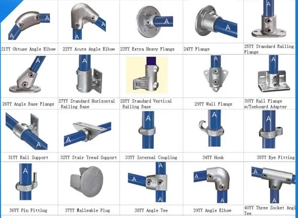 Galvanized Pipe Clamp Key Clamps for Home Design Furniture