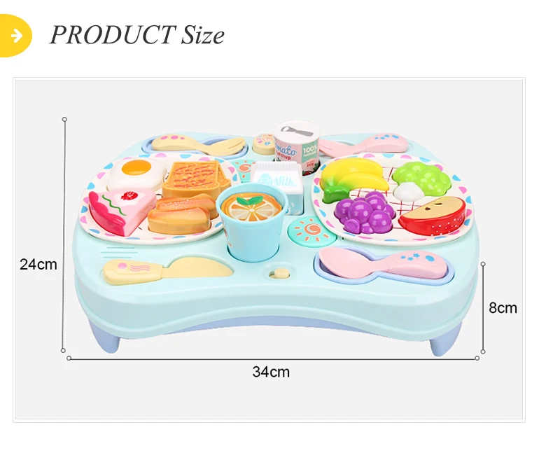 Pretend Play Kids Mini Food Baby Dining-table Toy Tableware| Alibaba.com