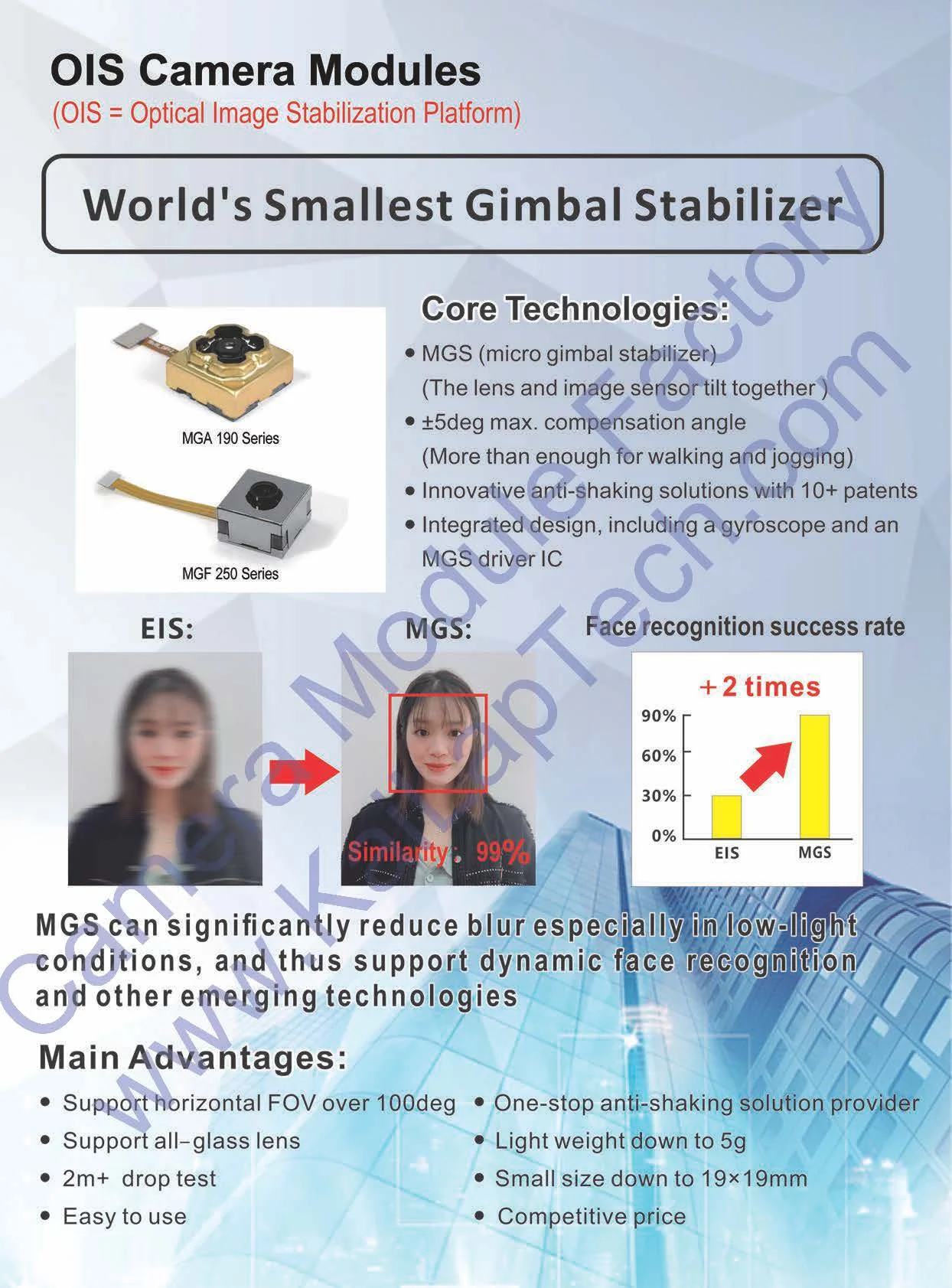 Sony Imx258光学图像稳定mgs Mipi接口自动对焦13mp相机模块klt-ois-af-imx258-c V1.0 - Buy ...