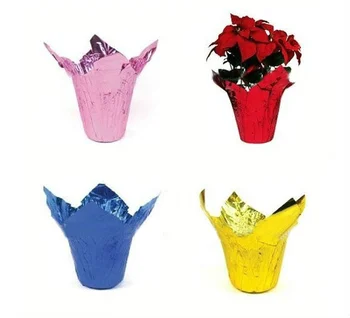 Foil Flower Pot Cover - Buy Foil Flower Pot Cover,Flower Pot Cover ...