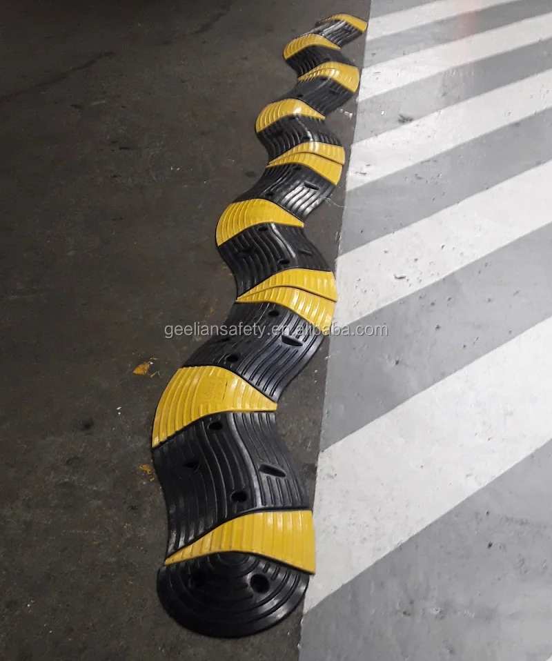 Rubber Speed Reducer Road Ramps - Wholesale & Garage Use