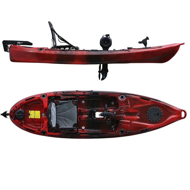 Famous Brand Riot Mako 10 Hdpe Material Foot Pedal System Canoe/fishing ...