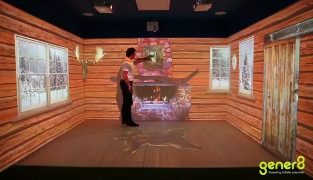 3d Interactive Touch Screen Immersive Projection Interactive Floor/wall ...