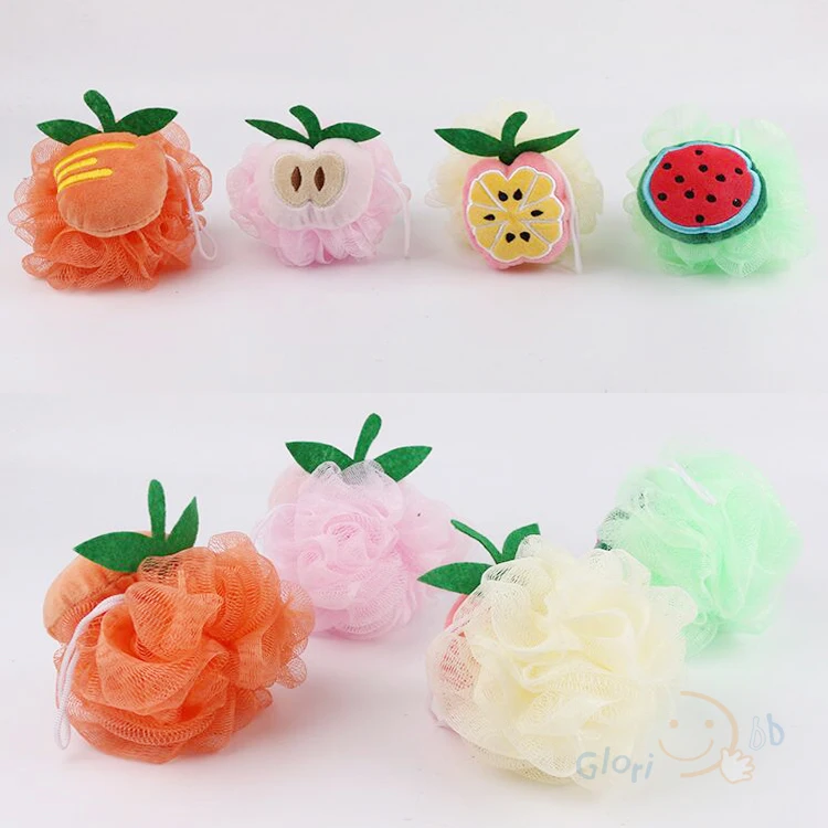 Kids Fruit Shaped Bath Sponge Loofah Shower Sponge - Buy Loofah Mesh ...