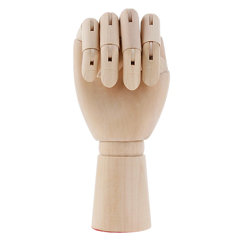 Flexible Manikin Hand Artist Wooden Manikin Hands 7inch 18cm - Buy ...