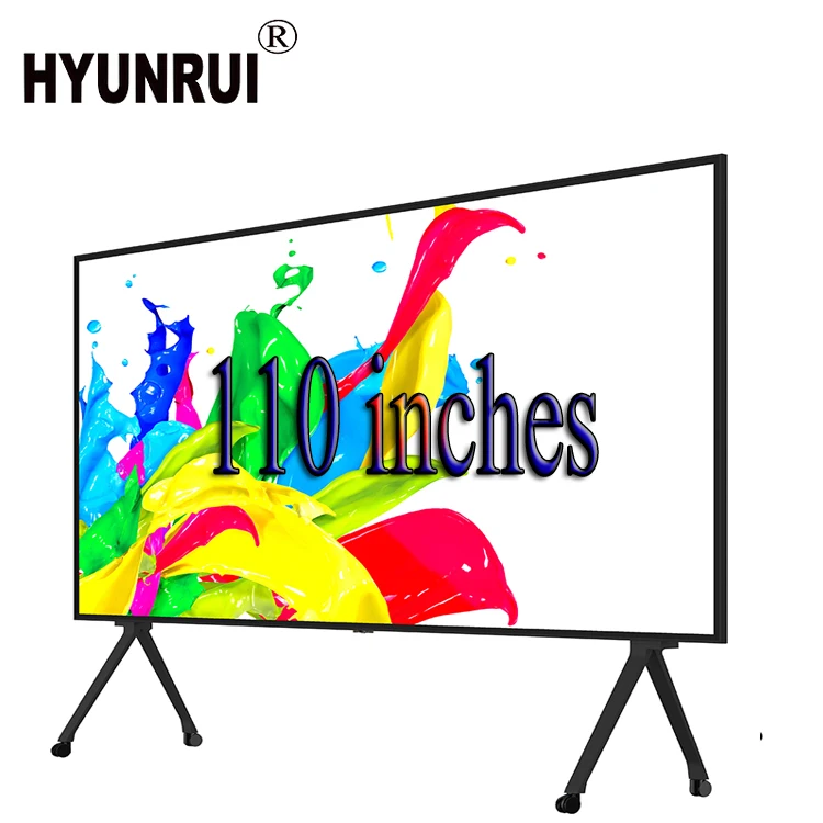 110 " 4k Hd Smart Flat Panel Lcd Smart Full Screen Tv - Buy Cheap Flat ...