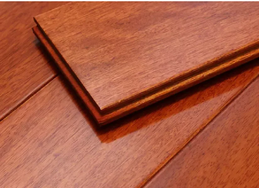 Taun Wooden Floor - Durable, Red Color Solid Flooring