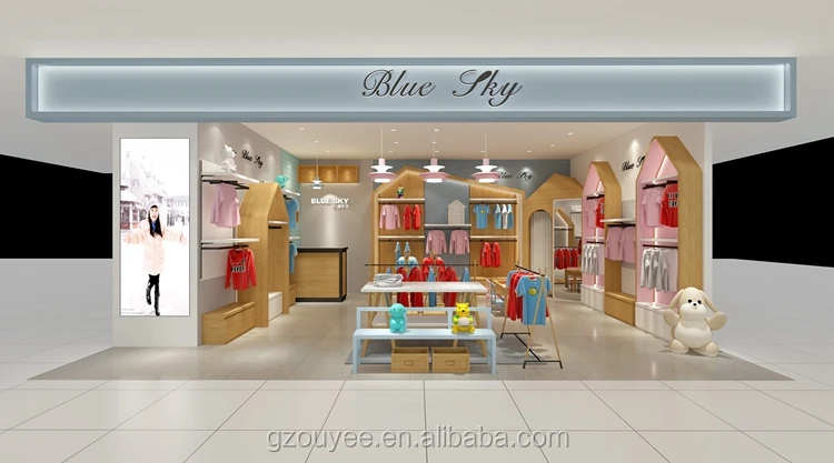 Baby Clothes Store - Stylish & Functional Interior Design