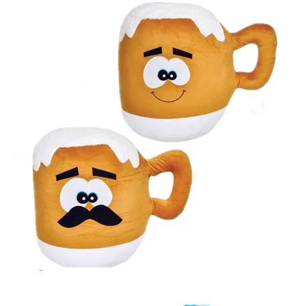 Cute Custom Plush Beer Toy Promotional Gifts Soft Stuffed Plush Toy ...