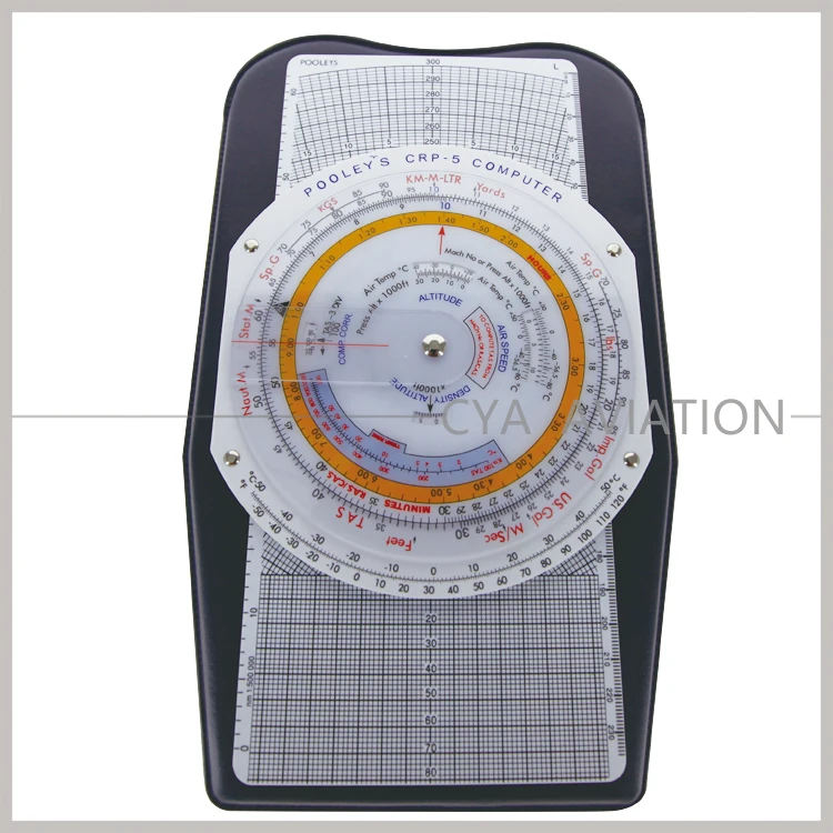 Pooyley's Professional Pilots Plastic Flight Computer