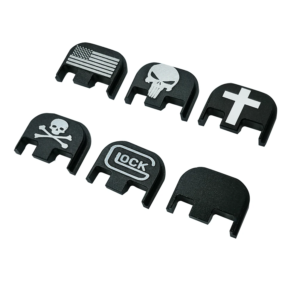 Hunting Pistol Glock Slide Back Plate Rear Cover For Glock 17 19 20 21 ...