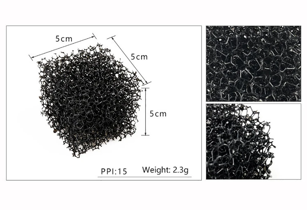15 PPI Macroporous Filter Sponge Block Reticulated Foam For Sewage ...
