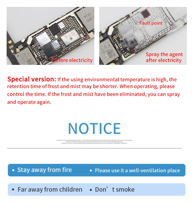 Falcon 857 Freeze Spray - Efficient PCB Testing Tool