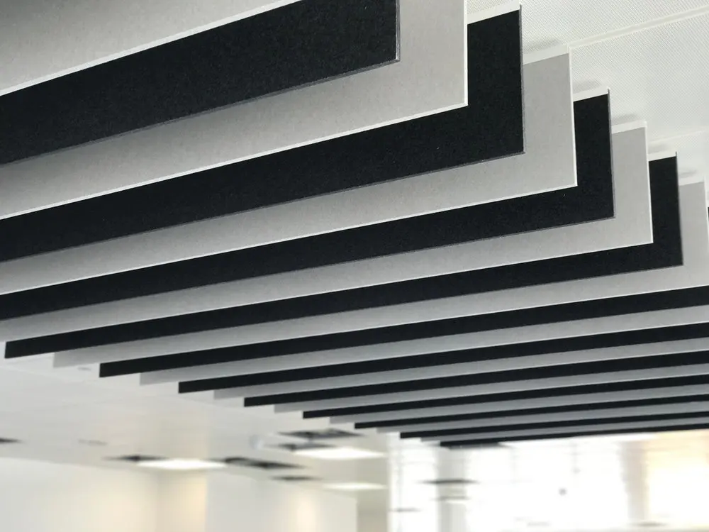 Suspended Ceiling Acoustic Panel Sound Absorber Baffle Ceiling Sound ...