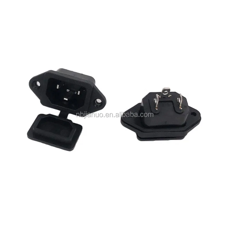 IEC 60320 C14 Connector with Waterproof Cover - Reliable & Durable