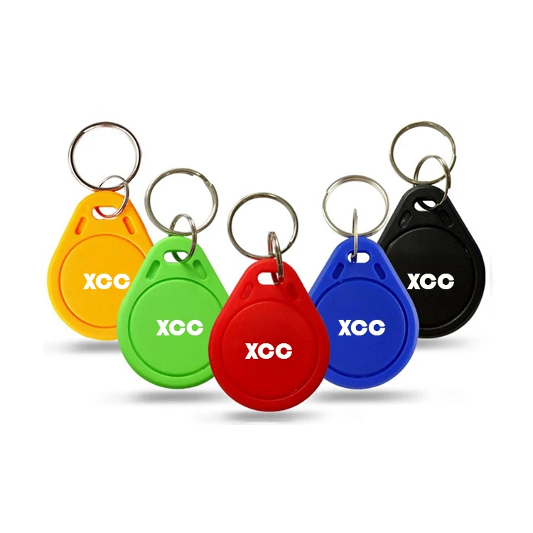 4k RFID Key Fob - Waterproof NFC/UHF Mini Tag with QR Code