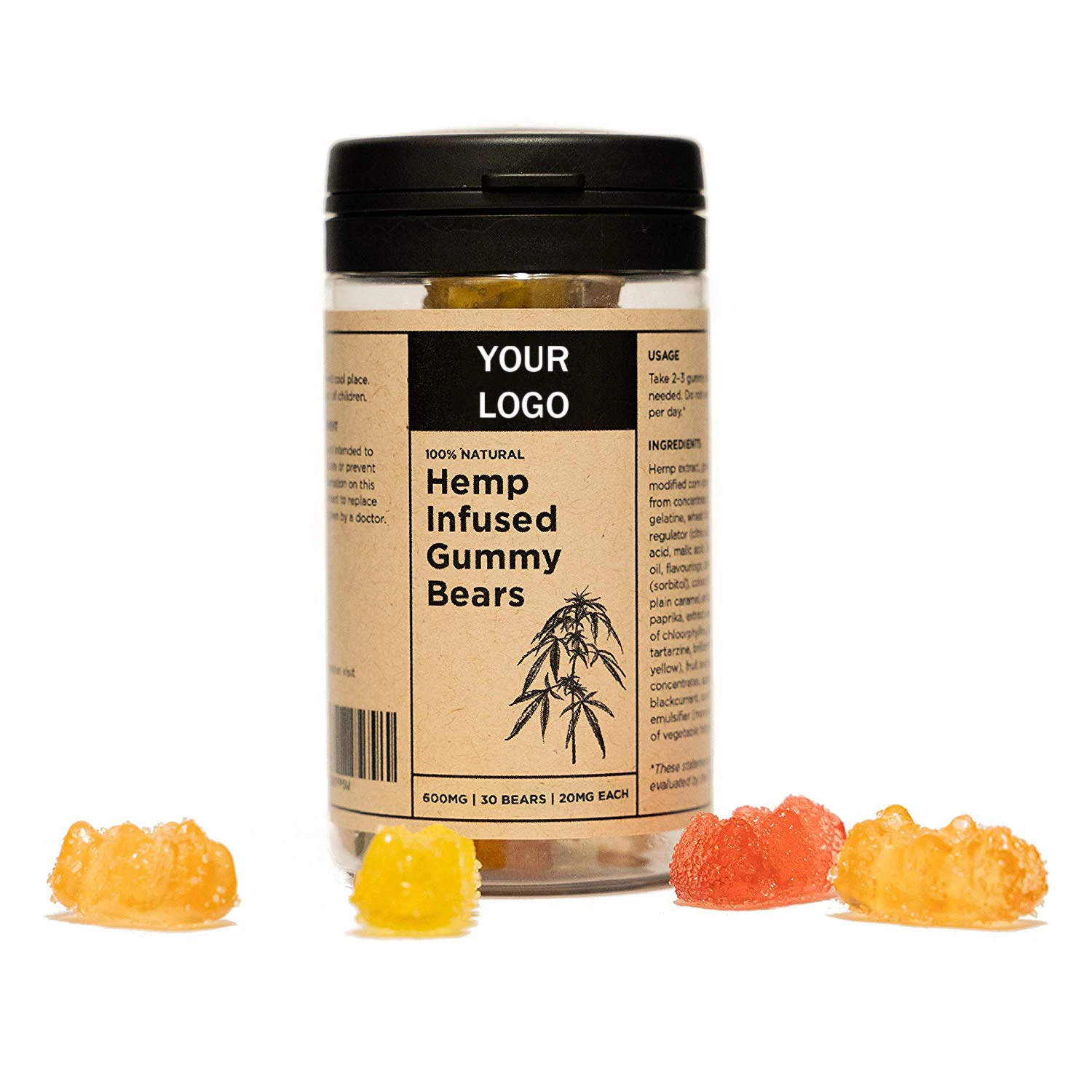 Oem/odm Best Sell On Amazon 3000mg 5000mg Hemp Extract Gummy Hemp Candy ...