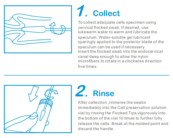 Gynecological Doctor Use Disposable Sterile Vaginal Swab Noninvasive ...