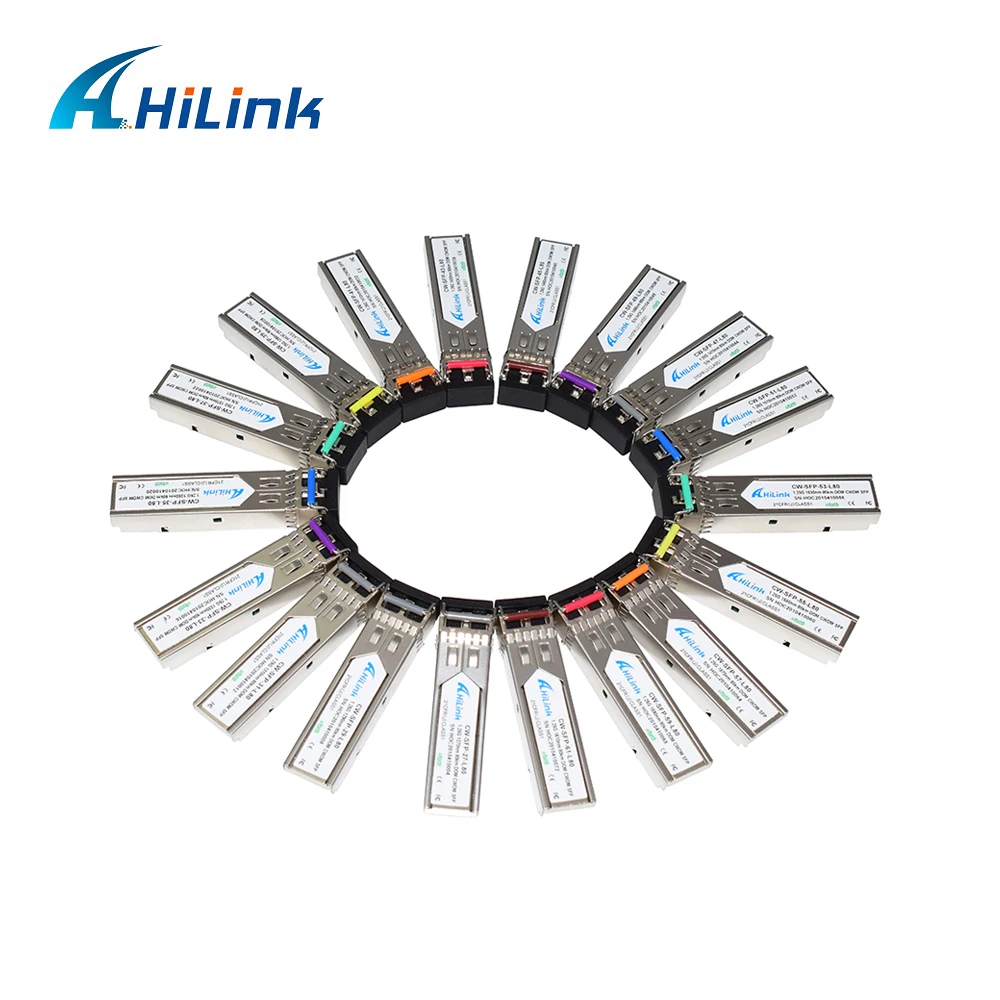 1000BASE-ZX Duplex LC 1.25G 1290nm 80km DOM CWDM SFP Single Mode