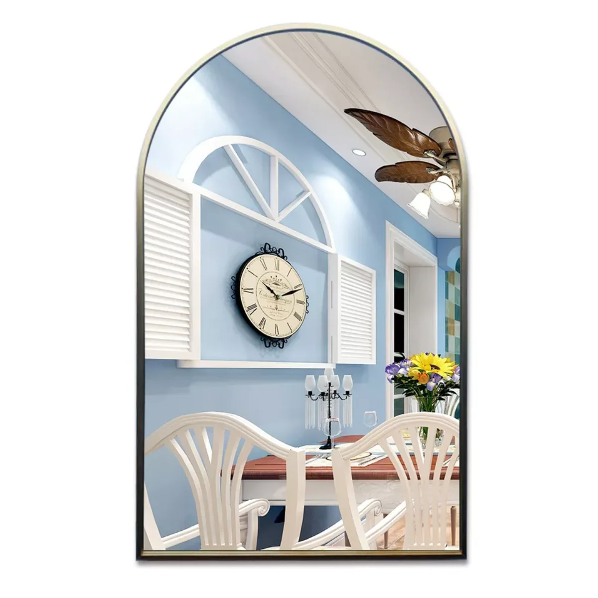 Custom Arched Large Gold Mater Framed Big Tall Full Length Long Body ...