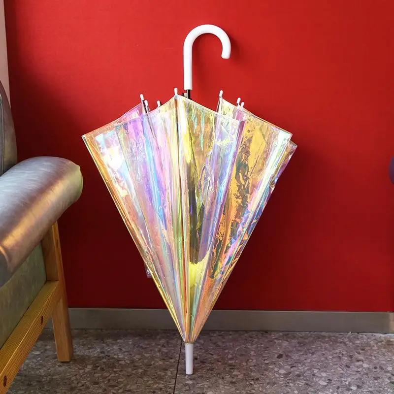 Design Umbrella Creative Special Iridescent Color Changing Rainbow Poe ...
