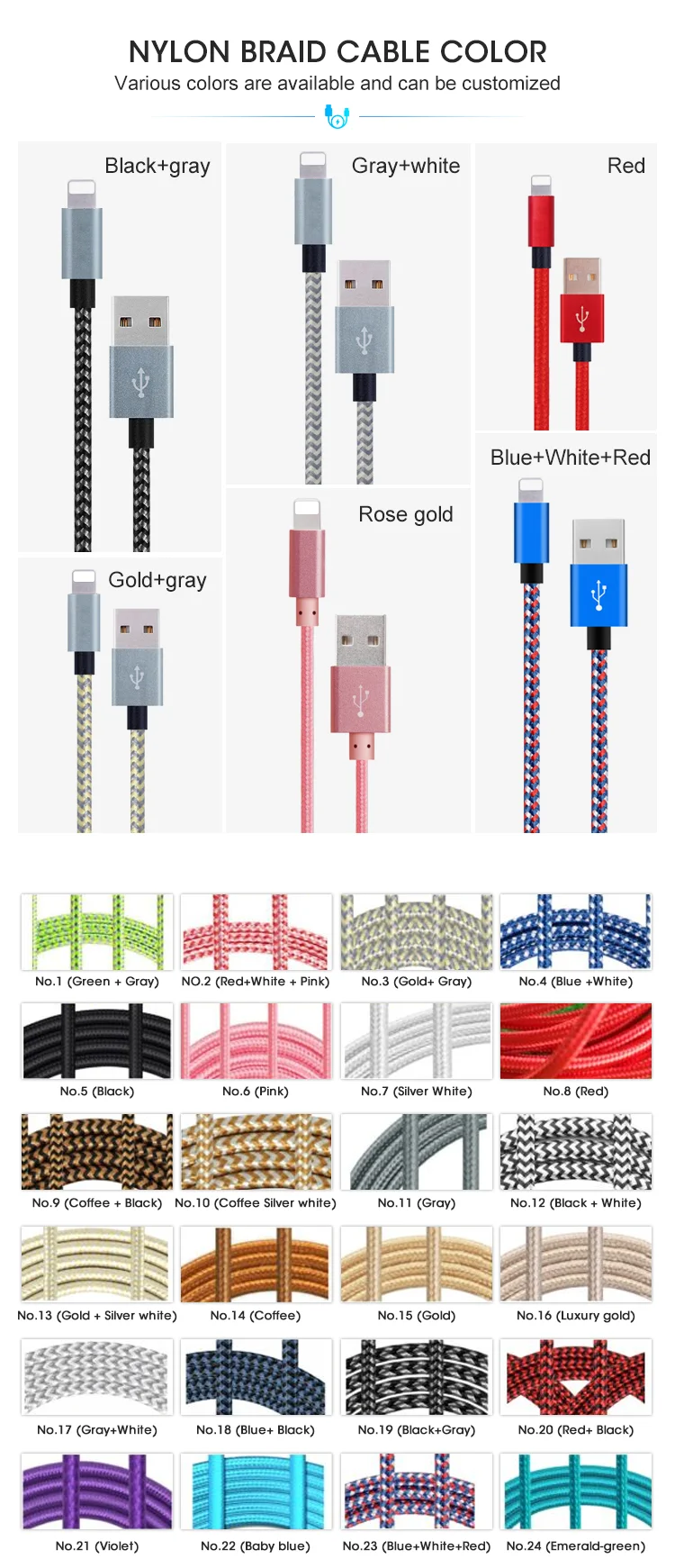 For Iphone Usb Cable Oem 1m 2m 3m For Apple Fast Charging Usb Cable For ...
