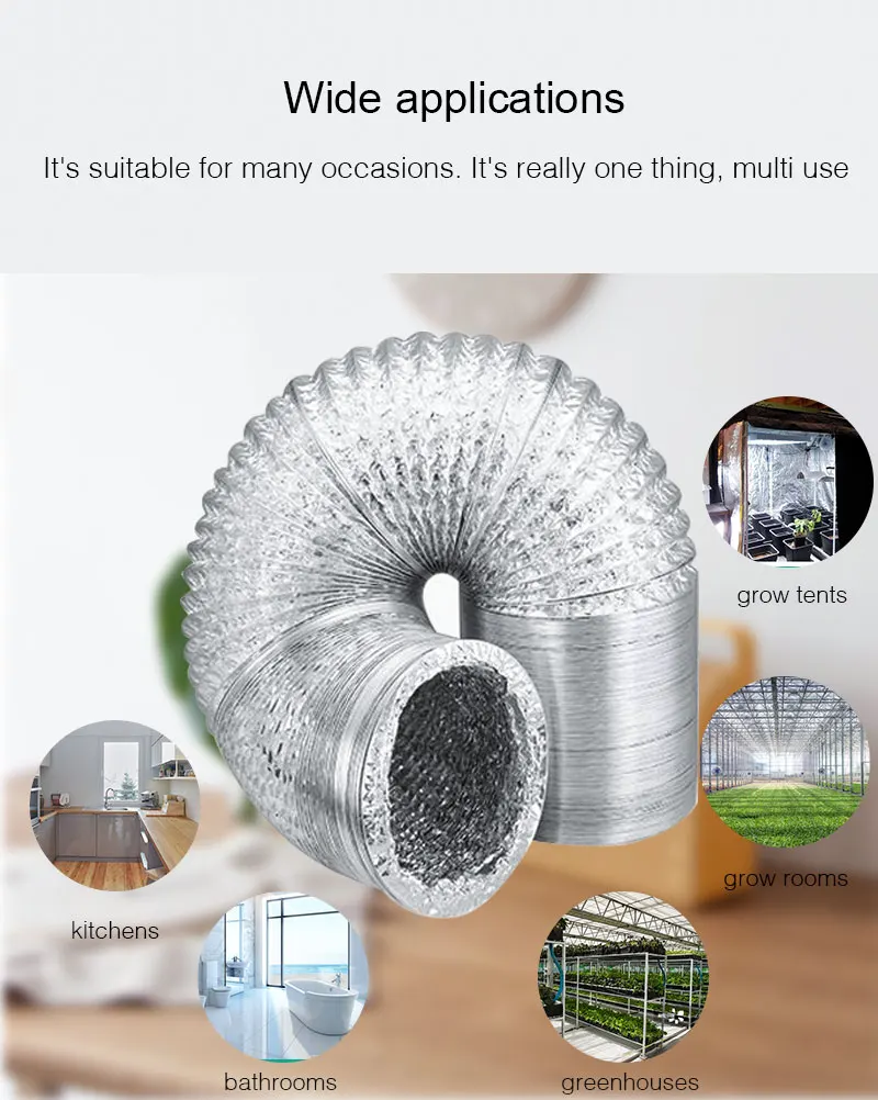Hvac System Air Conditioning Aluminum Foil Fiberglass Insulated ...
