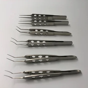 Ophthalmic Surgical Instruments Stainless Steel Forceps Clamps Eye ...
