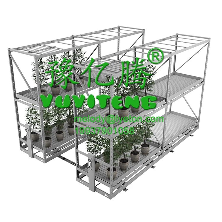 Hydroponic Height Adjustable Plant Grow Rack Multi Layers Vertical ...