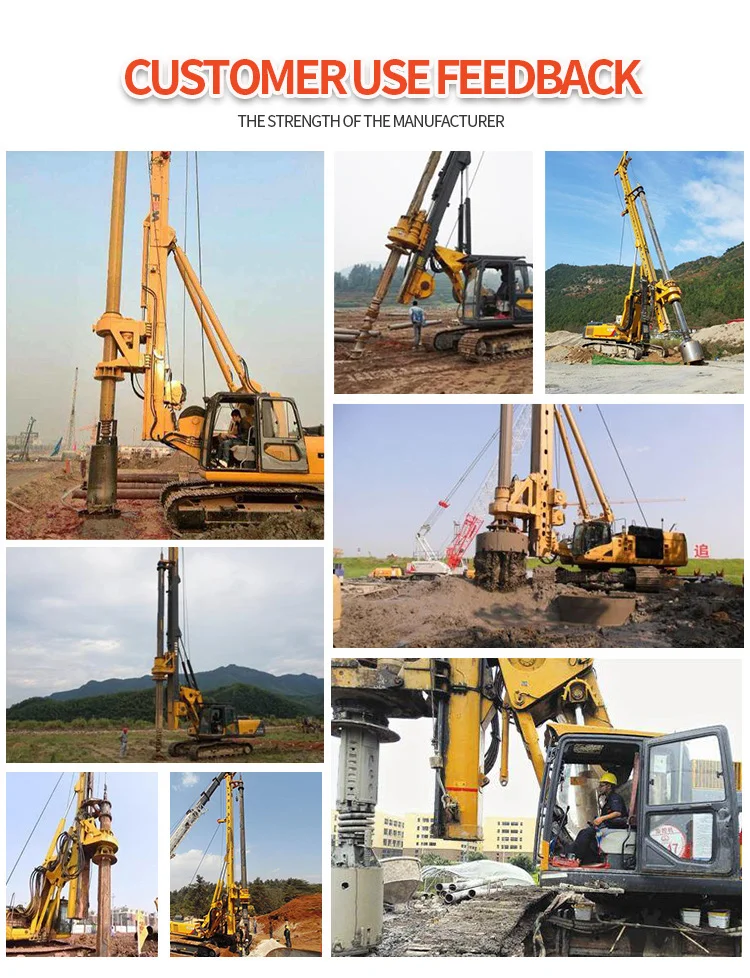 Super Soil Boring Machine - Hydraulic Rotary Piling Rig