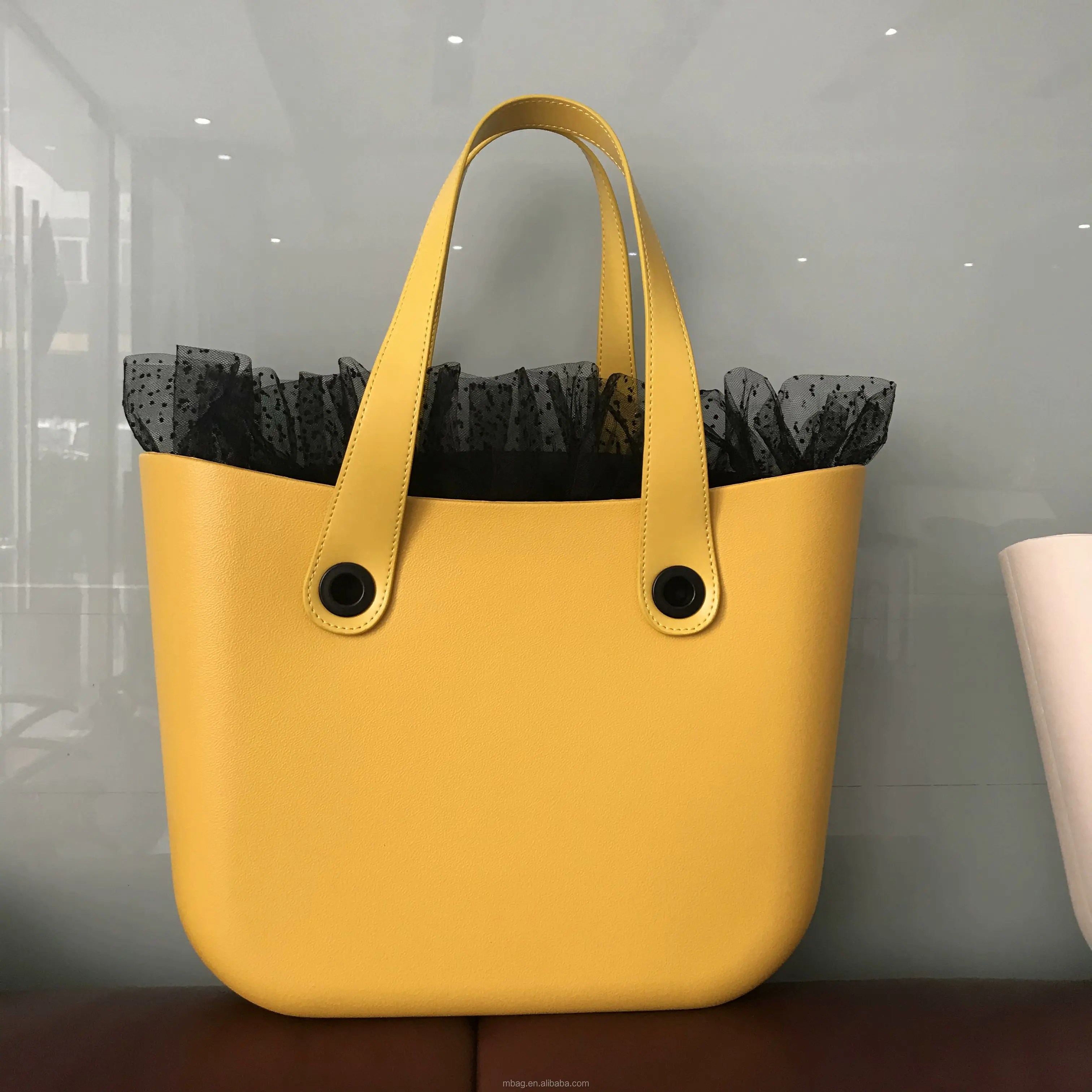 Fashion Personalized Rope Handle Silicone Tote Bag Eva Beach Bags - Buy ...