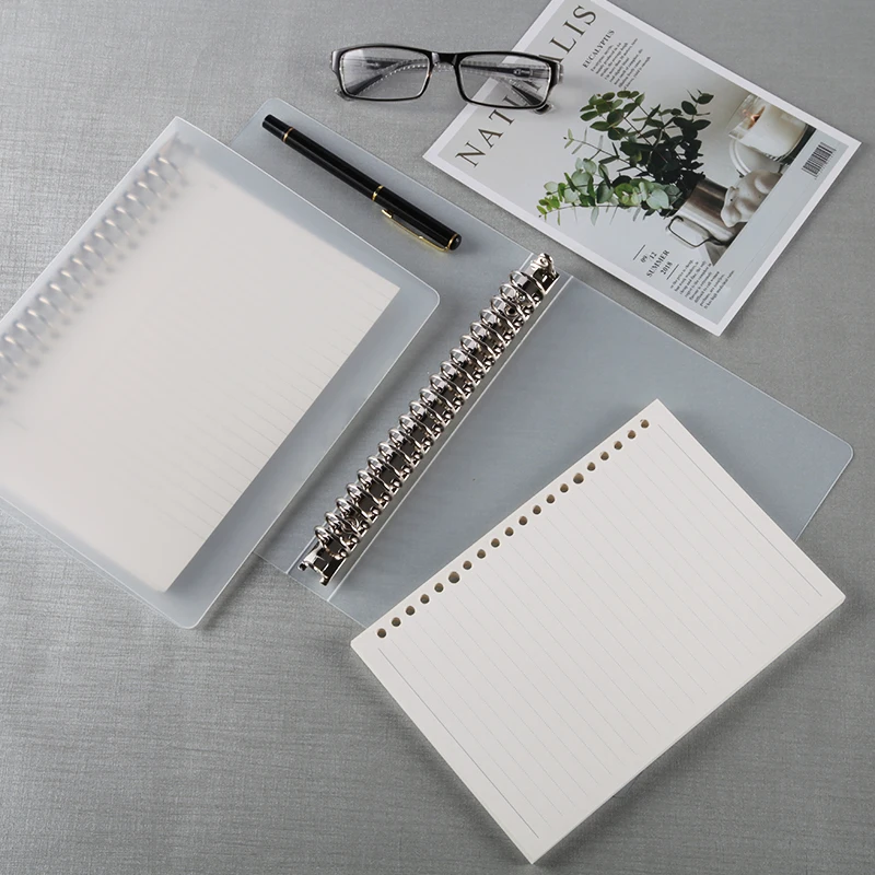 Personalized Transparent Plastic Spiral Notebook Clear Pp Cover ...