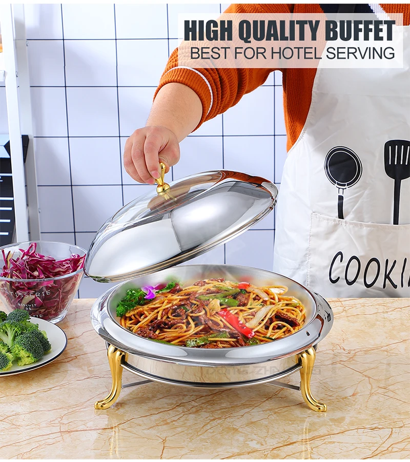 Catering Tools Food Basin Round Shape Size 18cm-28cm Stainless Steel ...