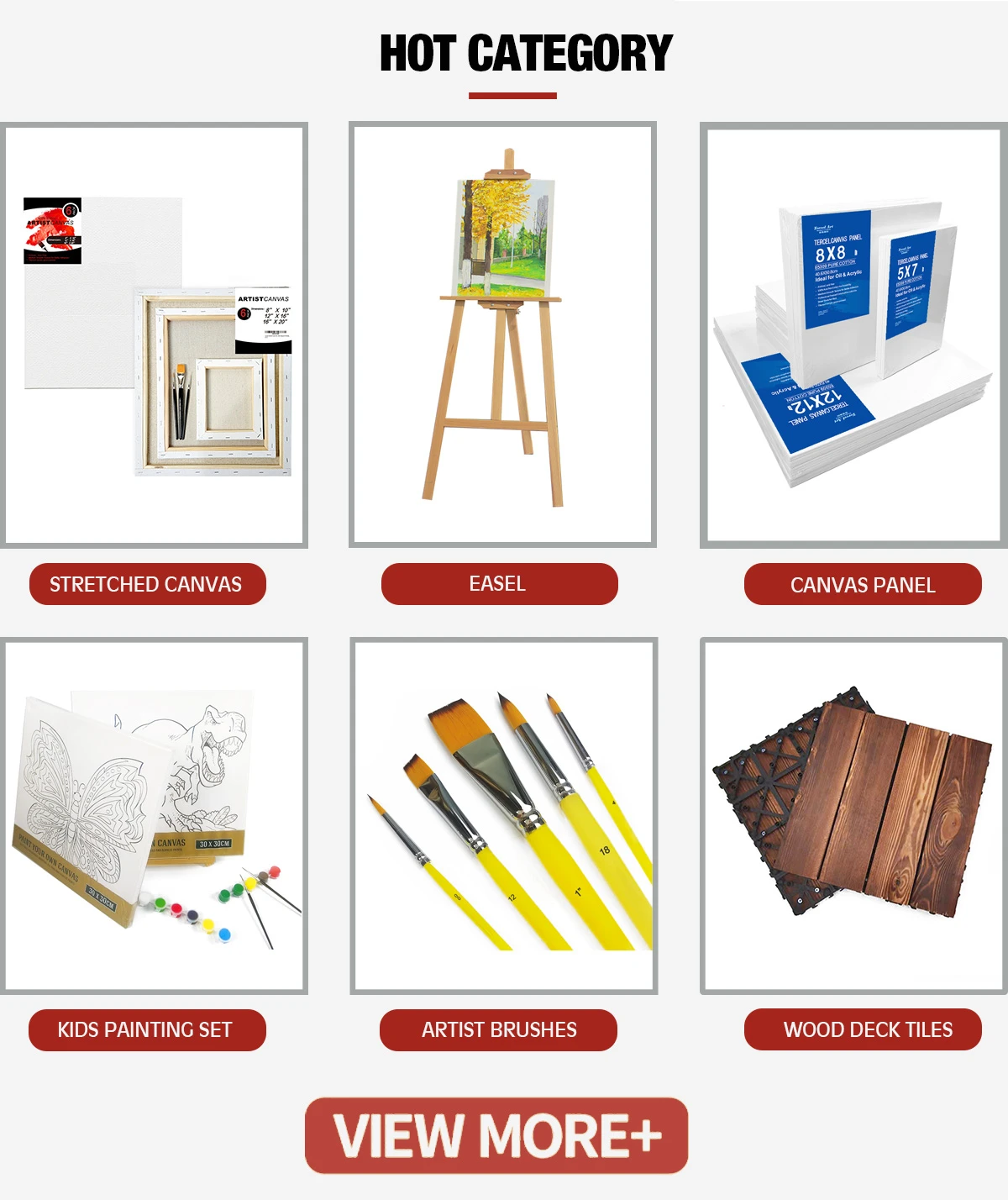 Tercel Art & Craft Shuyang Co., Ltd. - Stretched Canvas; Canvas Panel ...