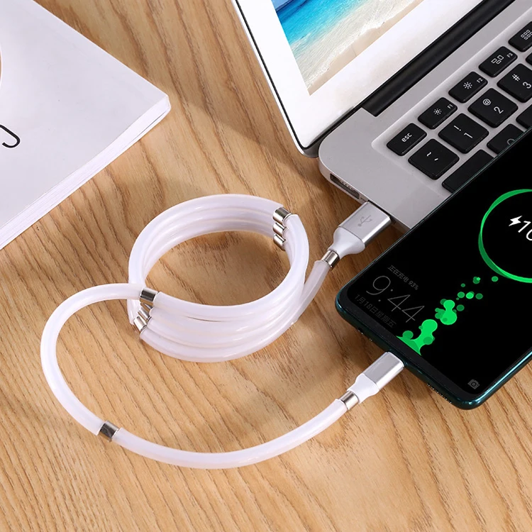 Easy-coil Magnet Charging Cable Usb Magnetic Cable Fast Charging - Buy ...