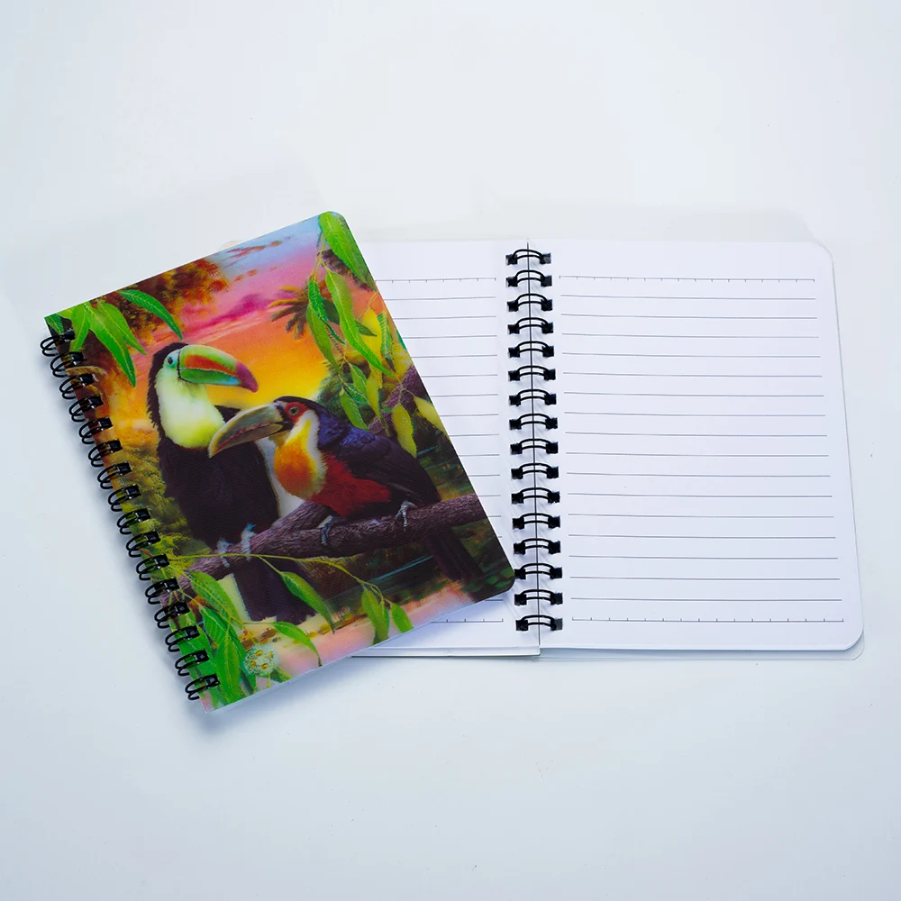 Good Quality Custom Lenticular 3d Cover Spiral Notebook Paper School ...