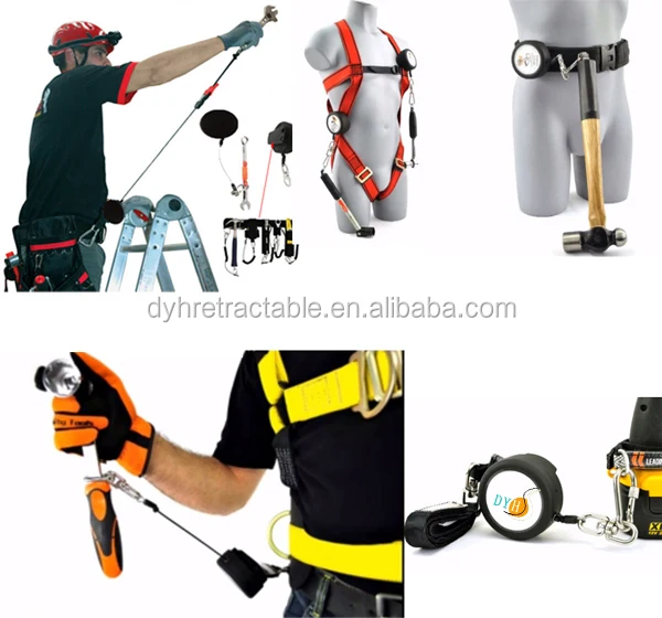 Anti-drop Safety Equipment Retractor For Overhead Work,Construction ...