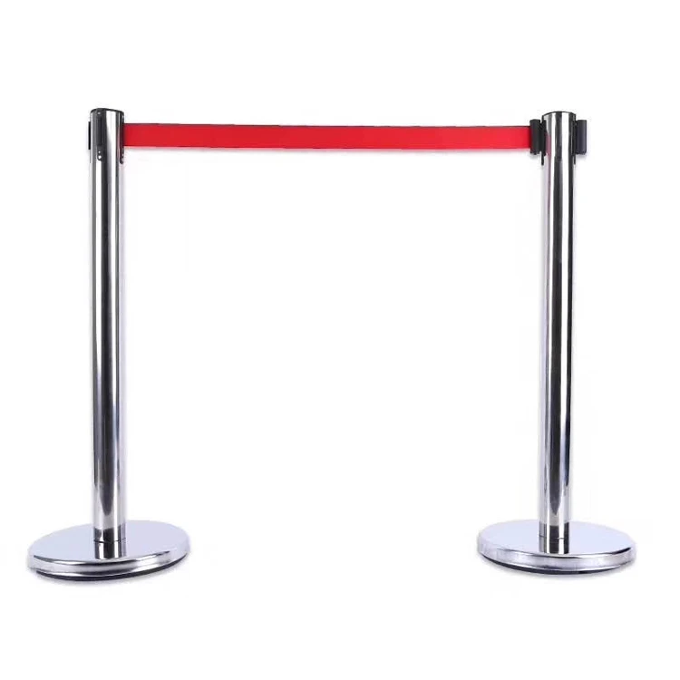 Traffic Queue Line Barrier - Retractable Crowd Control Belt