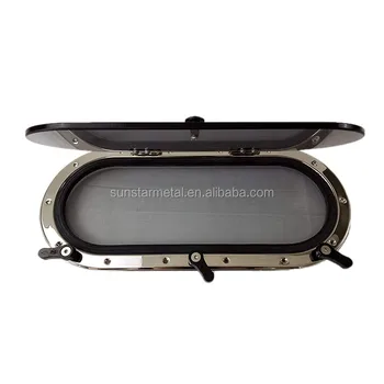 316l Stainless Steel Oval Opening Portlight Porthole Window Hatch For ...