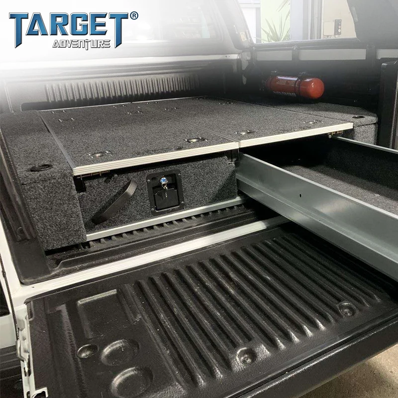 Heavy-Duty Jeep SUV Pickup Truck Tail Storage Drawer, Durable Tool Box ...