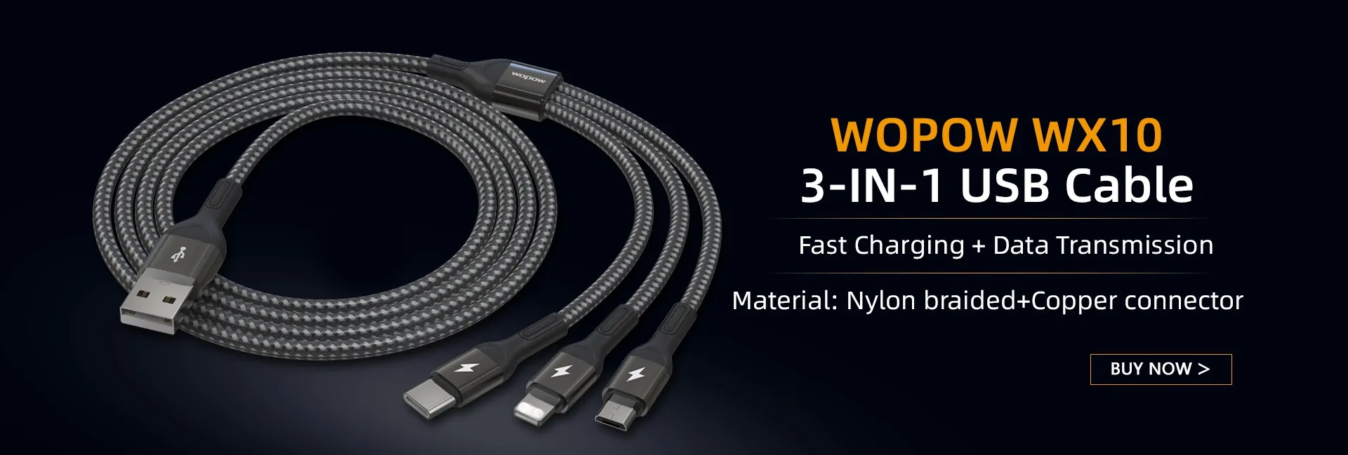 Shenzhen Wopow Technology Co., Ltd. - Power bank, USB cable