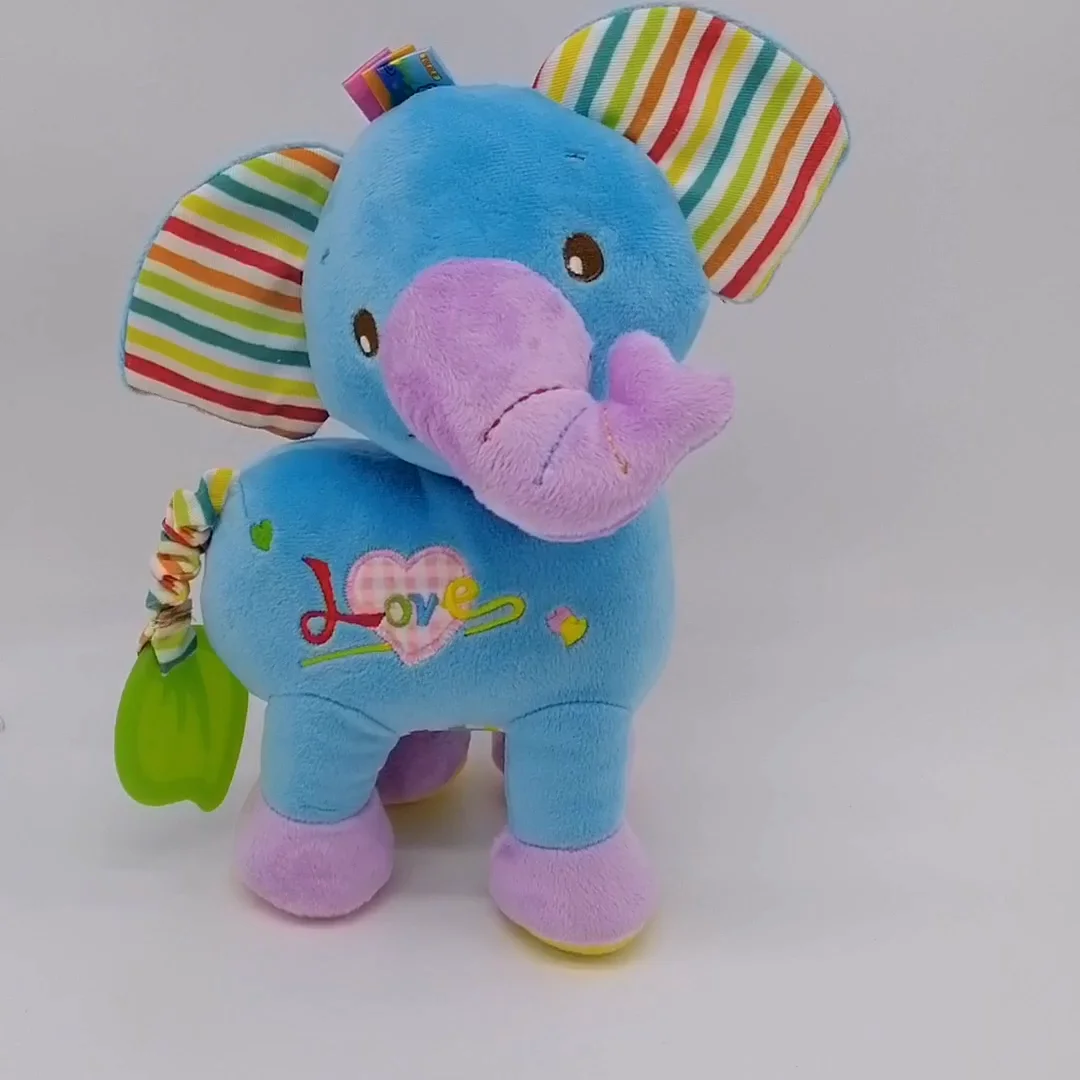 Kids Cute Stuffed Animal Toy Elephant Baby Pacifier Wholesale Custom ...