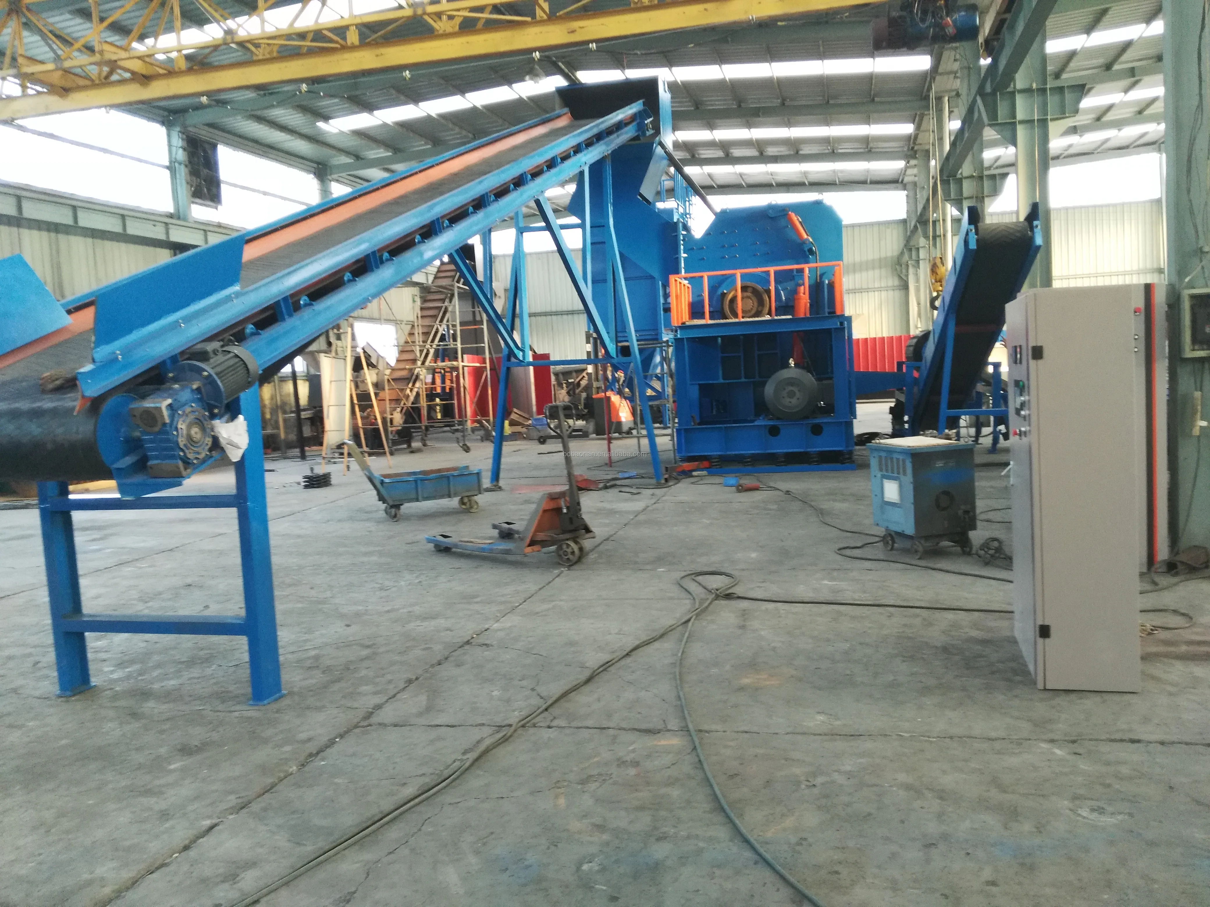 Oem Professional Scrap Aluminum Shredder / Aluminum Recycling Machine ...