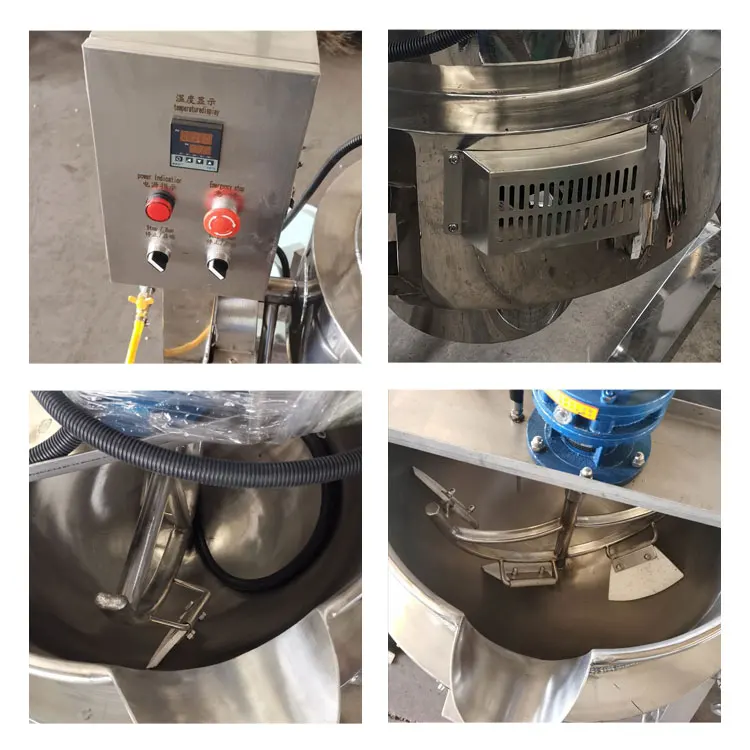 500l Factory Price Automatic Peanut Candy Making Cooking Mixing Machine ...