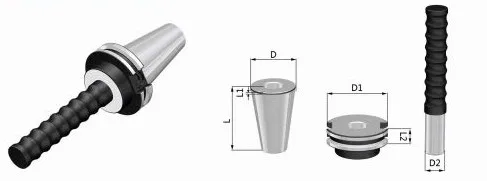 HSK63A-ATC Tool Holder - Precision CNC Spindle Alignment