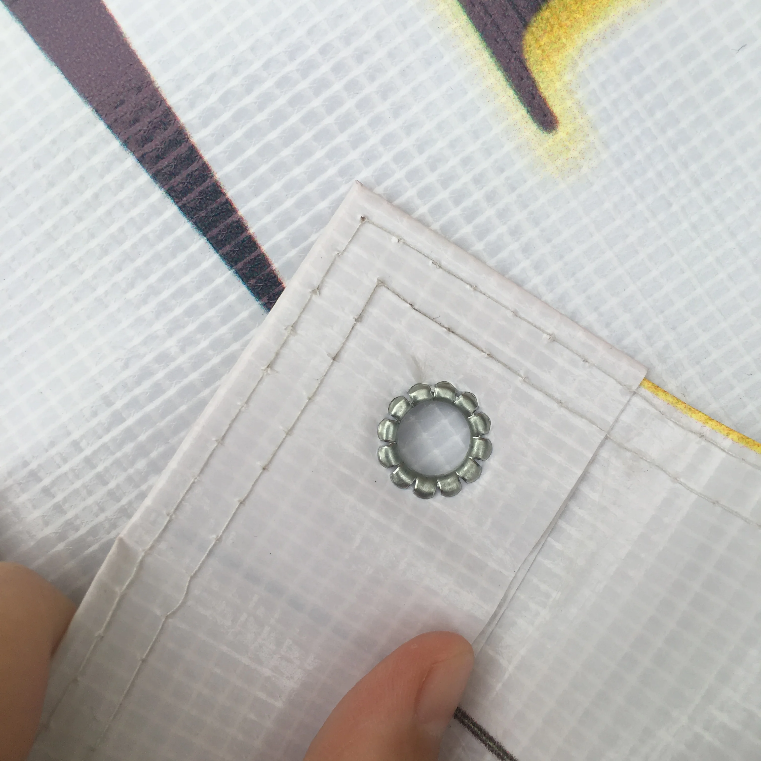 Custom Outdoor Large Promotional Advertising Perforated Printing Pvc ...