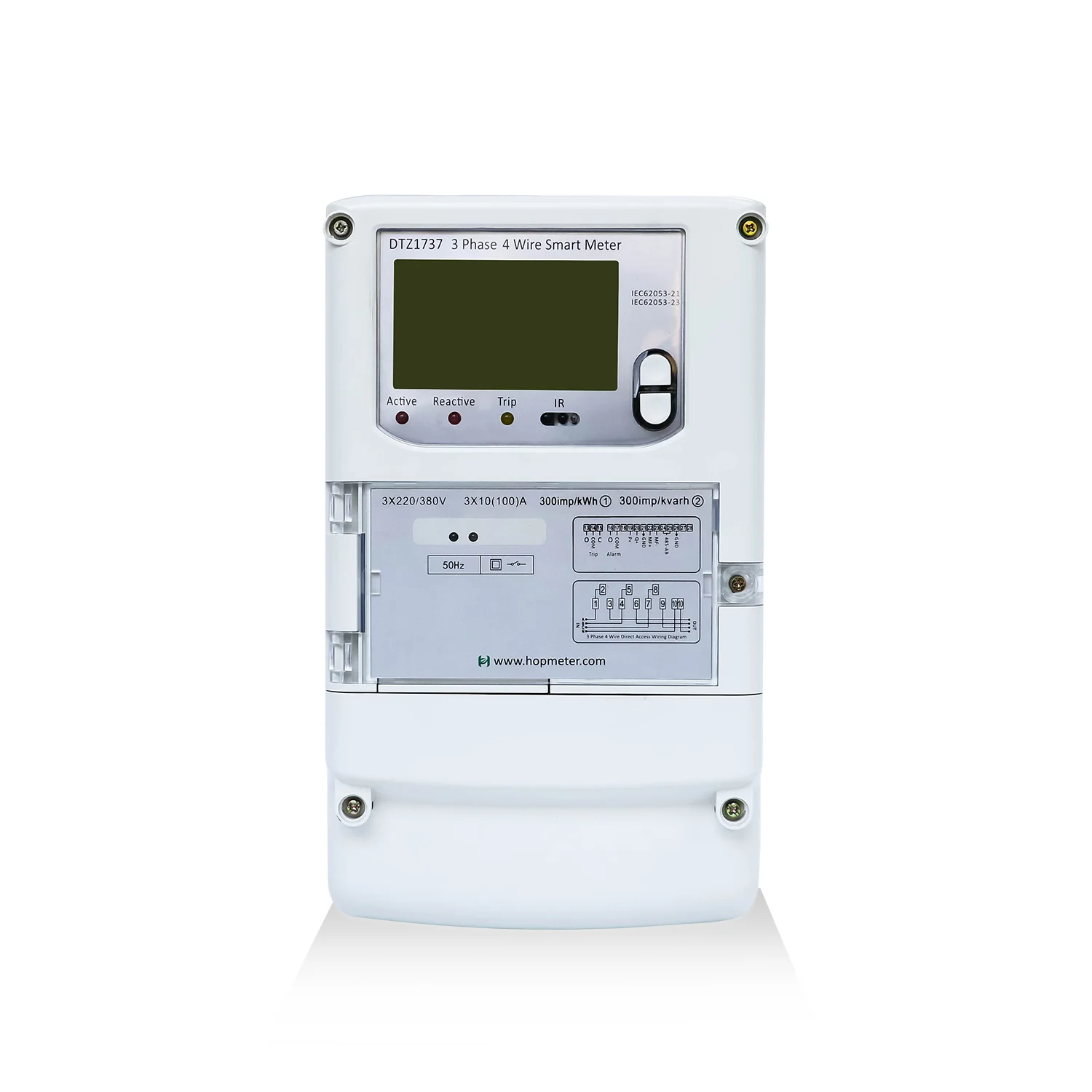 Gprs Ac 380v Three Phase Energy Meter With Gsm Modem Built In - Buy ...