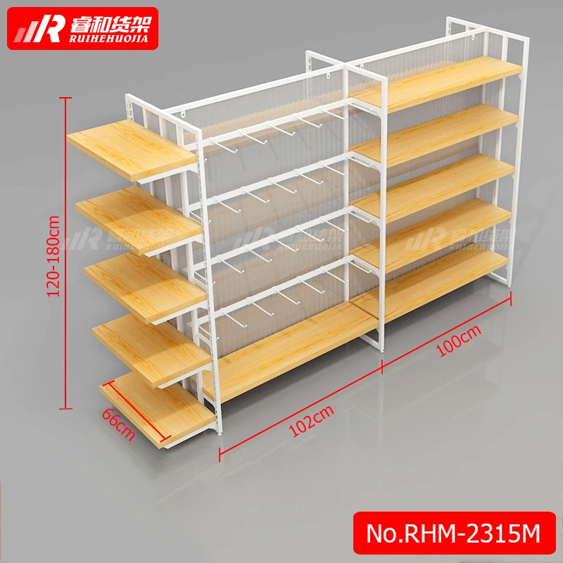High Quality Miniso Daiso Shelf 1dollar Gifts Store Gondola Shelving ...
